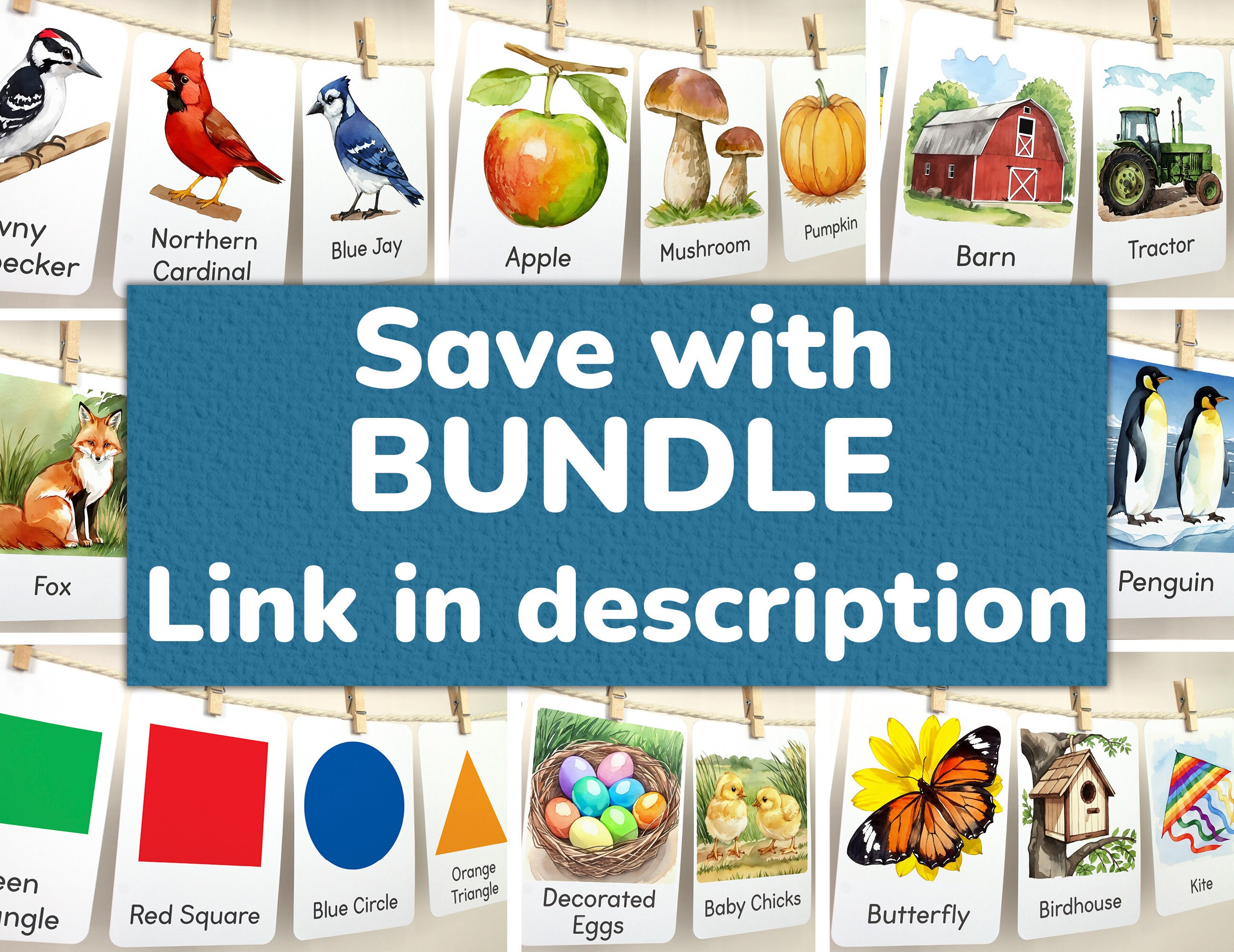 Dog Breeds Flashcards: Set of Printable Flash Cards. Preschool Learning ...