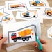 Construction Trucks Scissor Skills Activities. Printable Fine Motor ...
