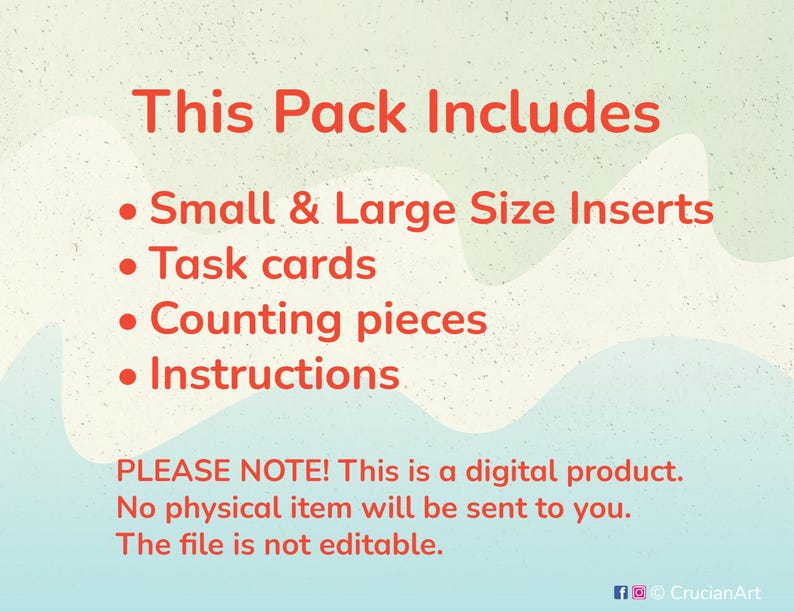 Mouse Flisat Insert: Sort and Count up to 12 Printable Activity for ...