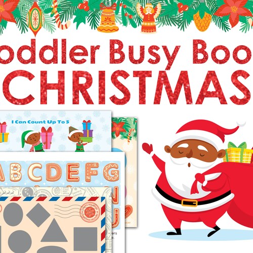 CHRISTMAS PRESCHOOL Busy Book. Printable Learning Binder. - Etsy