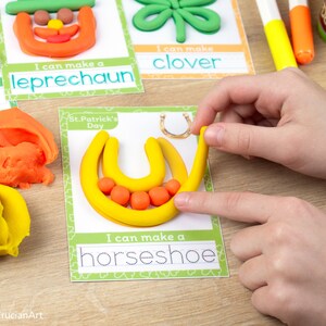 Saint Patrick Day Playdough Mats. Printable Play Dough Activity ...