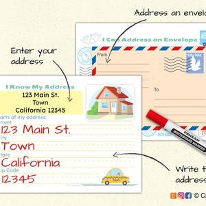 Personalized Phone Number & Address Practice Worksheet. Printable ...