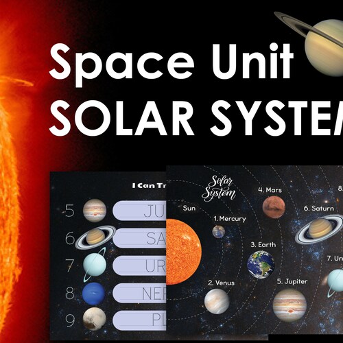 Solar System Printable for Preschool Pre-k Kindergarten - Etsy