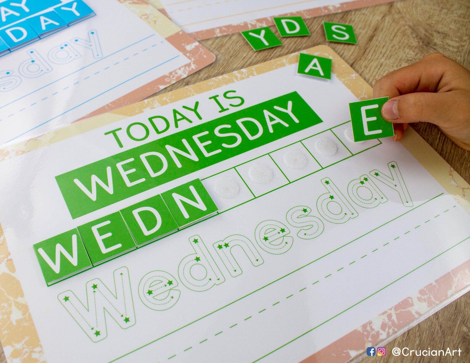 Days of the Week Printable Activity. Circle Time Homeschool - Etsy