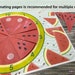 Watermelon Counting Busy Book Activity for Toddler, Preschooler ...