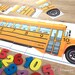 SCHOOL BUS Number Sequence Puzzle. Sequencing 1-10, 11-20 Printable ...