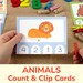Giraffe Numbers 1-10 Printable Activity. Toddler and Preschool Number ...