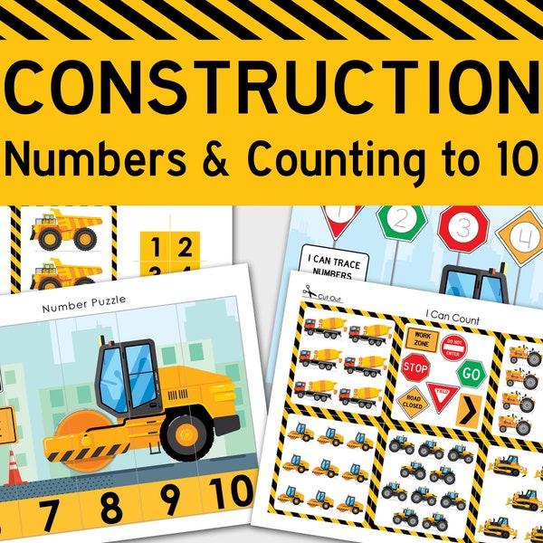 Construction Quiet Book - Etsy