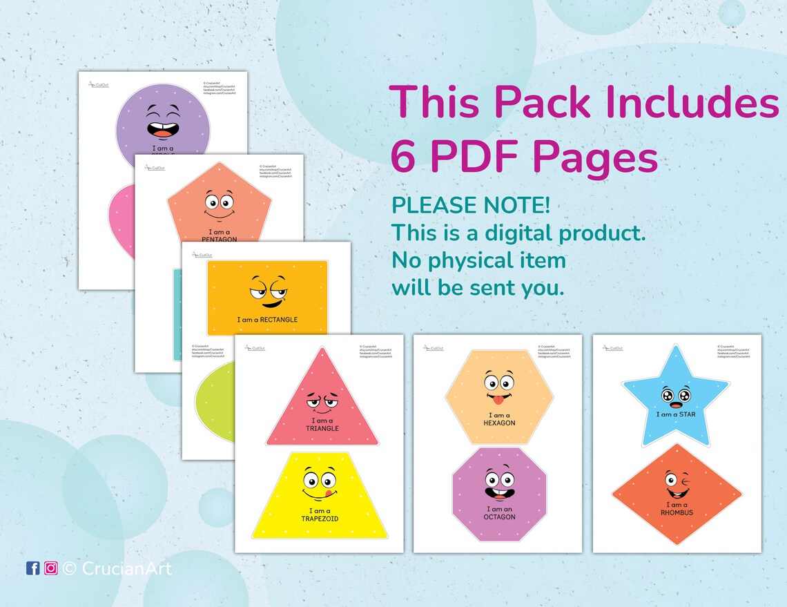 Shapes Printable Lacing Cards. Toddler and Preschool Fine - Etsy
