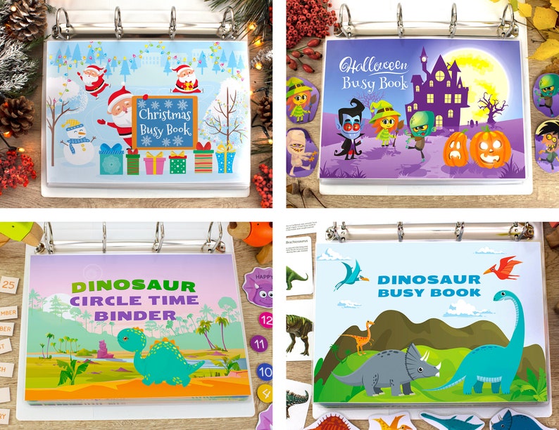 Busy Book Mega Bundle. Toddler & Preschool Learning Binder. - Etsy