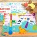 DAILY CALENDAR Morning Binder. Circle Time Printable Learning Workbook ...