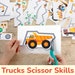 Construction Lacing Cards. Printable Fine Motor Skills Activity for ...