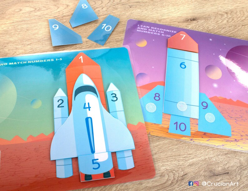 Space Busy Book. Printable Preschool Pre-k Kindergarten - Etsy