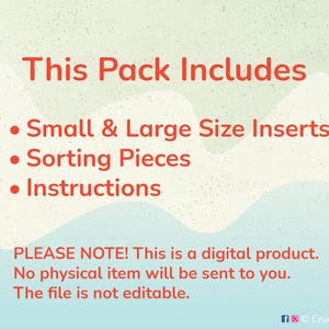 Apple Color Sorting Flisat Insert: Printable Learning Activity for ...