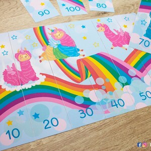 Skip Count by 2s 5s 10s. Printable Number Skip Count Puzzle for Girl ...