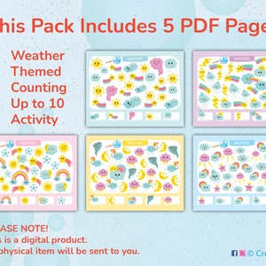 I Spy Weather Counting Activity. Printable I Spy Activity Sheet ...