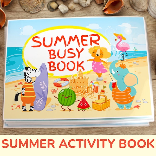 Summer Activity Book - Etsy