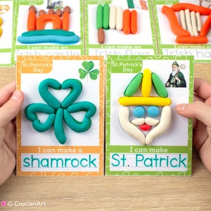 Saint Patrick Day Playdough Mats. Printable Play Dough Activity ...