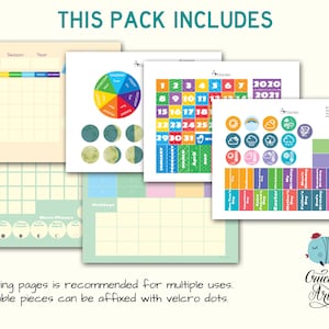 Circle Time Perpetual Calendar. Printable Circle Time Kindergarten, Pre ...
