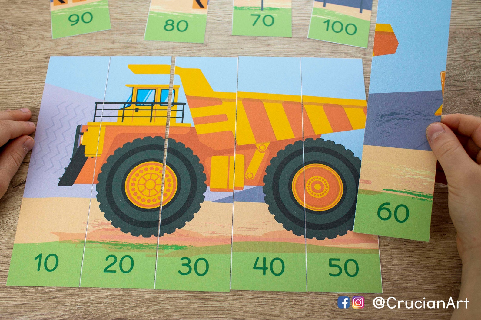 Skip Counting by 2s 5s 10s. Skip Count Puzzle. Printable - Etsy