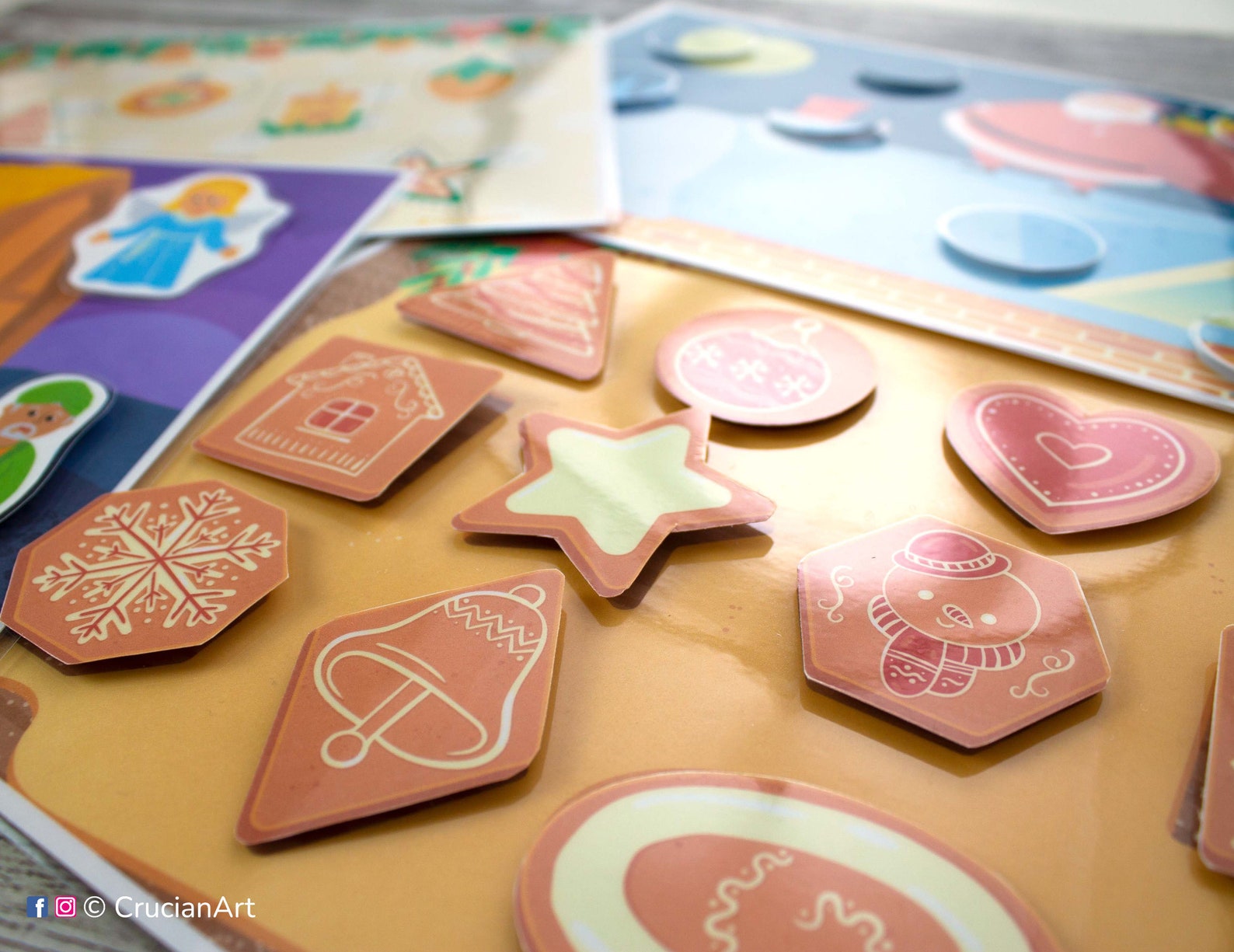 CHRISTMAS PRESCHOOL Busy Book. Printable Learning Binder. - Etsy