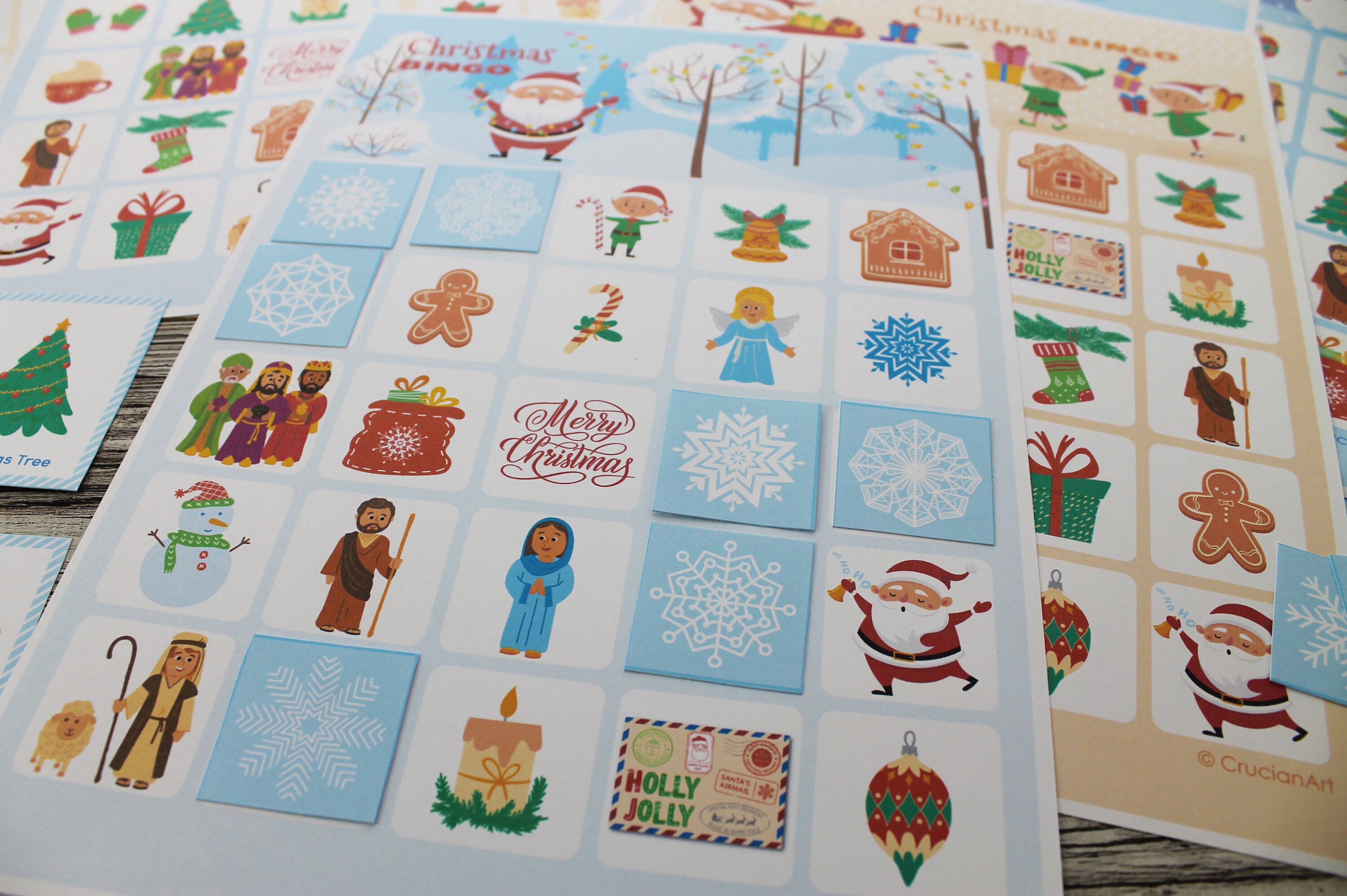 Preschool Christmas Bingo Printable