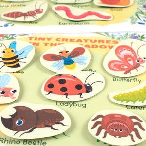 Little Creatures: Bugs & Insects Shadow Matching Activitiy. Printable ...