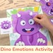 Emotions and Feelings Matching Game Rainbow Activity for - Etsy