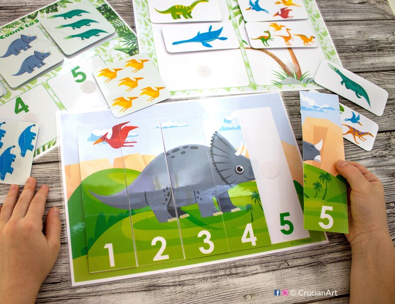 Dinosaur Toddler Printable Busy Book. Learning Quiet Workbook. - Etsy