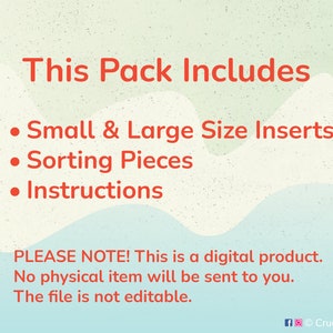 Jellyfish Color Sorting Flisat Insert: Printable Learning Activity for ...