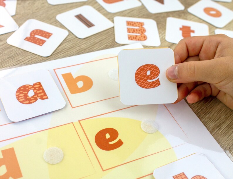 Alphabet Matching Printable Activity. Toddler Busy Book & - Etsy