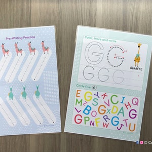 Uppercase Alphabet Workbook: Printable Tracing Worksheets for ...