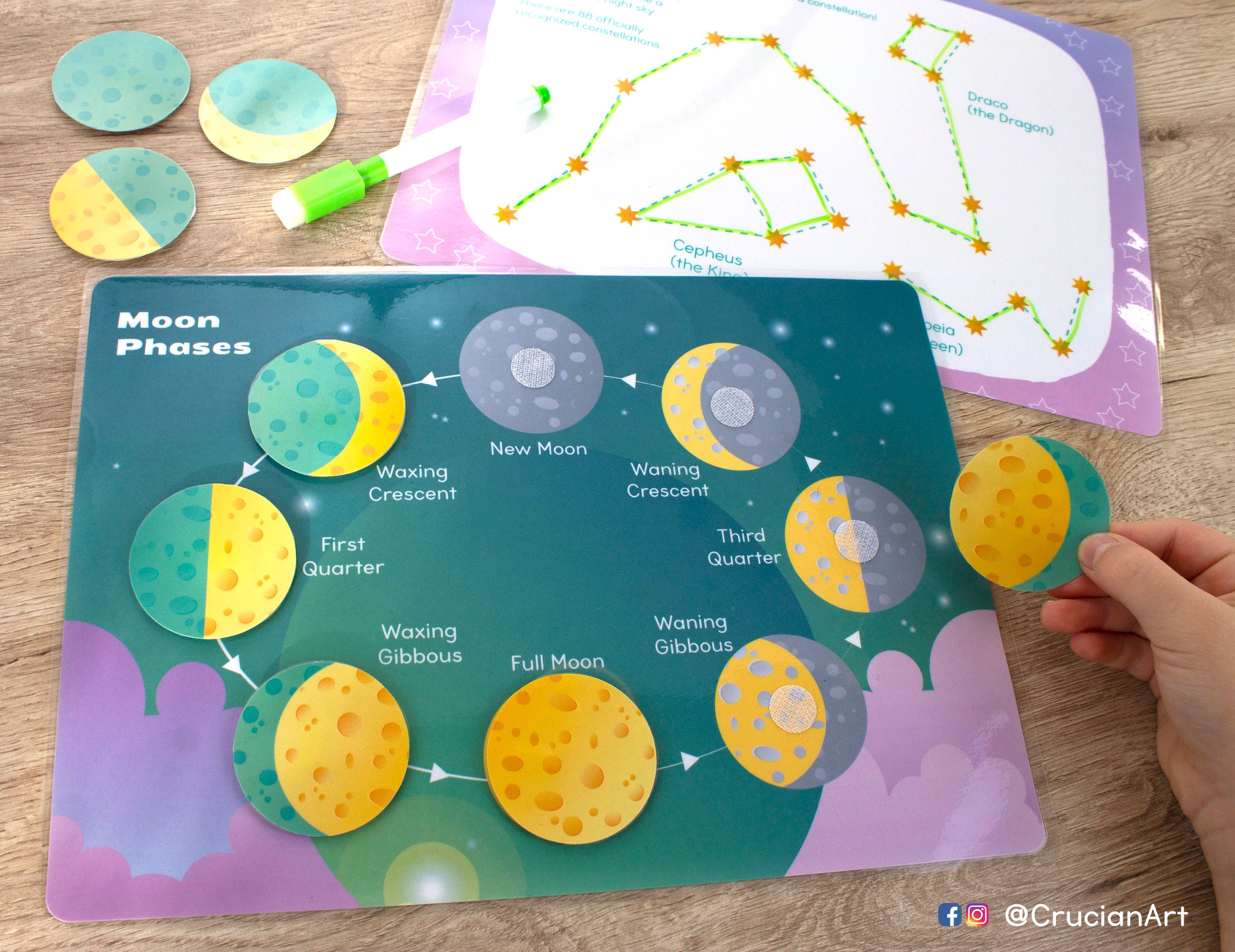 Space Busy Book. Printable Preschool, Pre-k, Kindergarten Learning ...