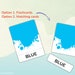 Color Printable Flashcards. Colors 3 Part Flash Card. Toddler ...
