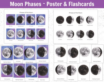 Phases of the Moon - Etsy