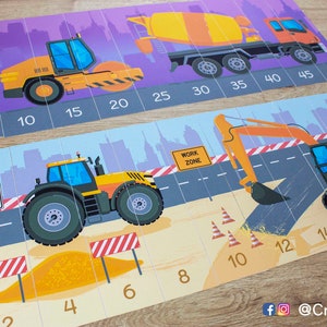 Skip Counting by 2s 5s 10s. Skip Count Puzzle. Printable Construction ...