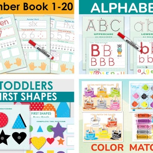 Busy Book Mega Bundle. Toddler & Preschool Learning Binder. Activity ...