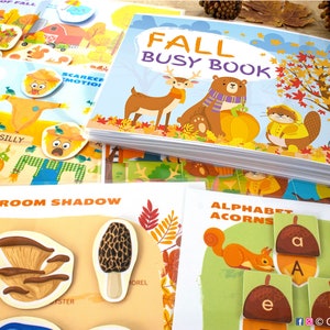 Four Seasons Bundle: Fall, Winter, Spring & Summer Busy Book. Preschool ...