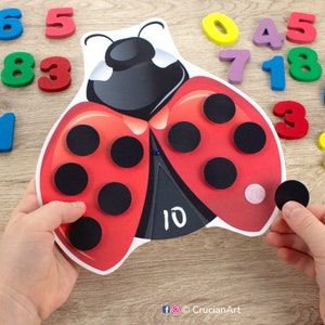 Ladybug Counting Activity. Numbers 1 to 10 Printable Activities ...