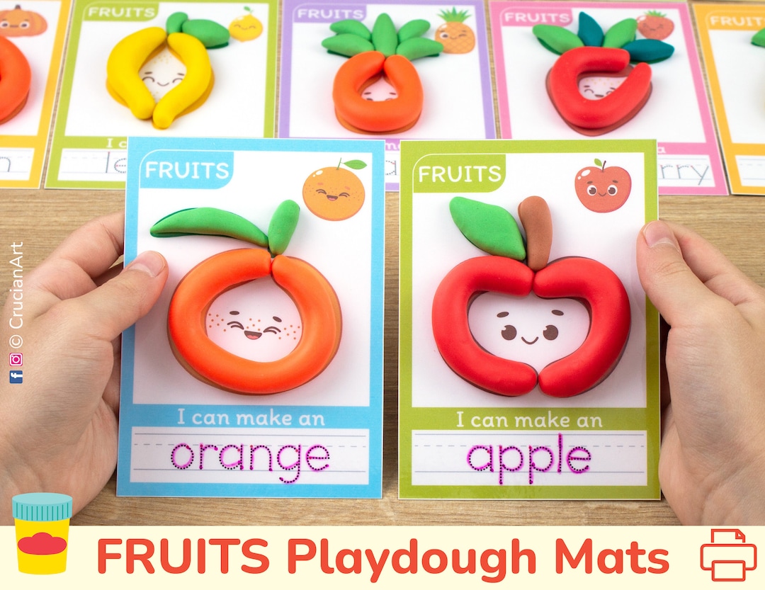 Fruit Playdough Mats at Sarah Plank blog
