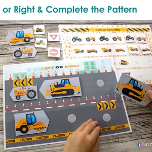 Construction Vehicles Sorting & Matching Printable Busy Book. Truck ...