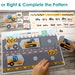 Construction Vehicles Sorting & Matching Printable Busy Book. Truck ...