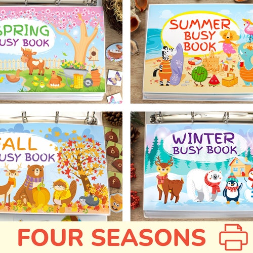 Busy Book Mega Bundle. Toddler & Preschool Learning Binder. - Etsy