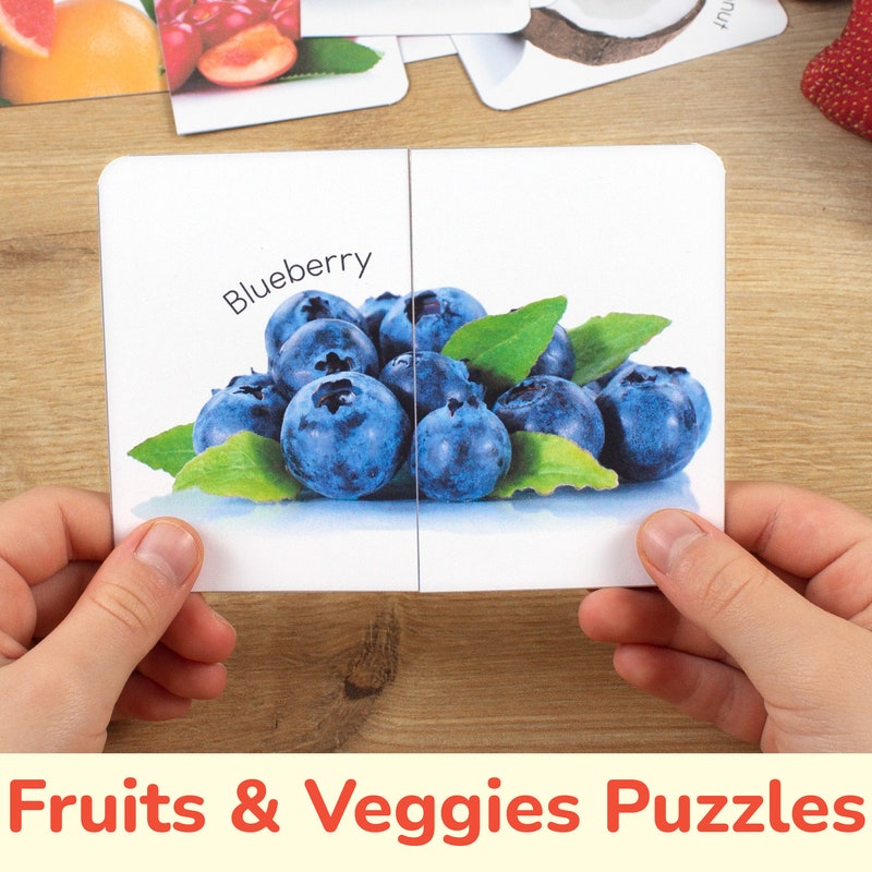 Fruit Picture Puzzle - Etsy