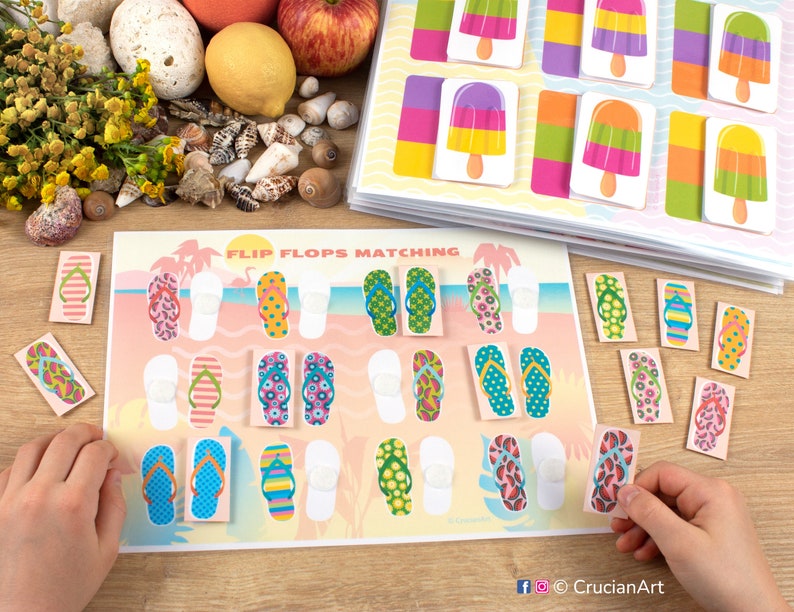 Summer Busy Book. Printable Preschool Activity Book. Preschool ...
