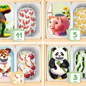 Flisat Insert Growing Bundle: Set of Printable Templates for Sensory ...