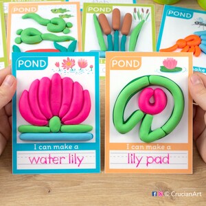 Pond Life Playdough Mats. Nature Printable Activity, Play Dough ...