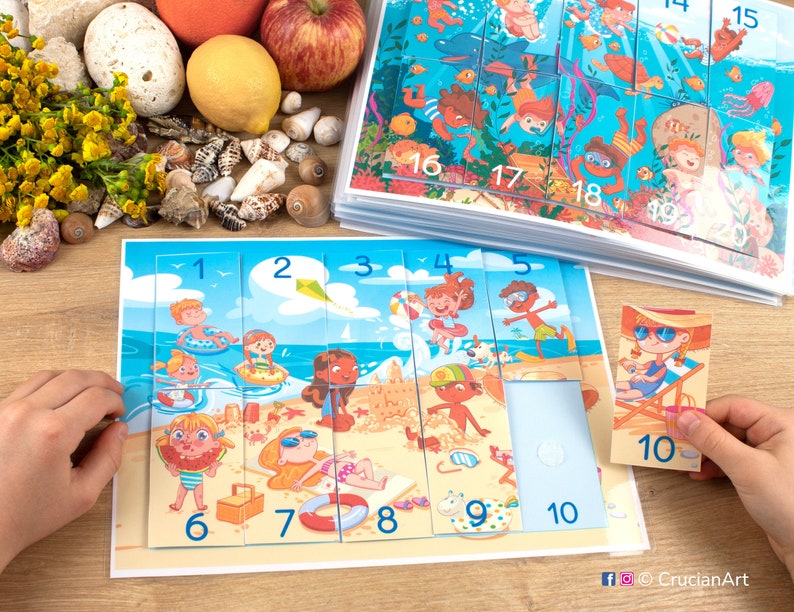 Summer Busy Book. Printable Preschool Activity Book. Preschool ...