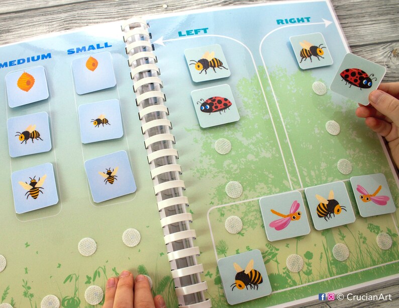 Honey Bee Preschool Printable Busy Book. Honeybee Activity. - Etsy
