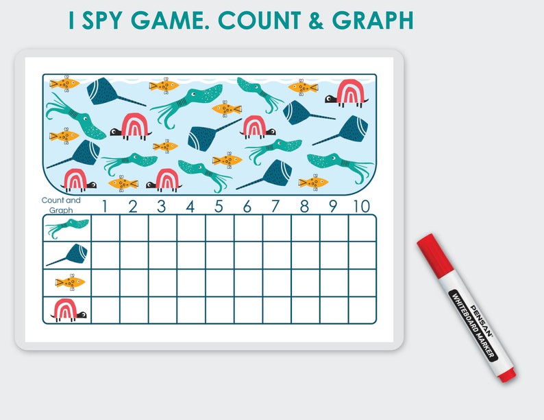 Numbers and Counting Busy Book Pages for Toddlers & | Etsy